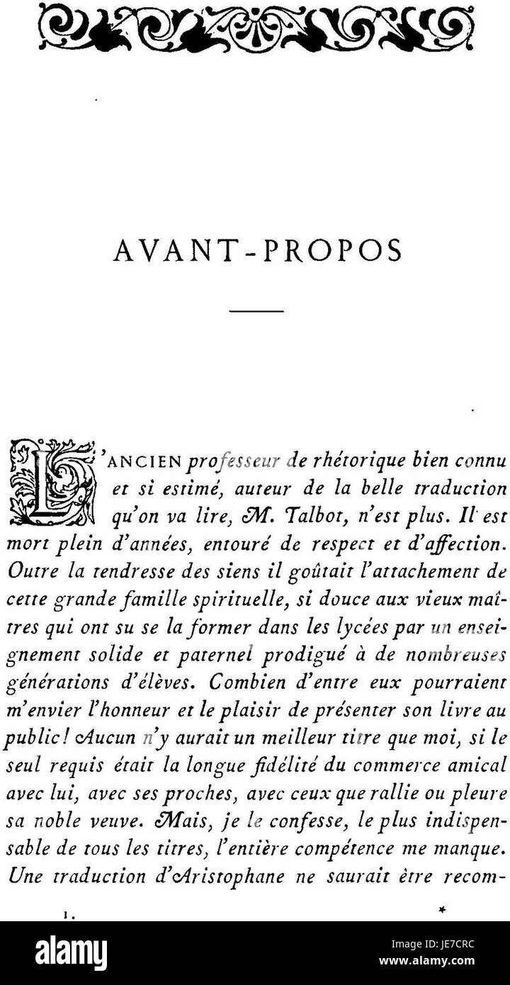 A volume of the works of Aristophanes, an ancient Greek playwright ...
