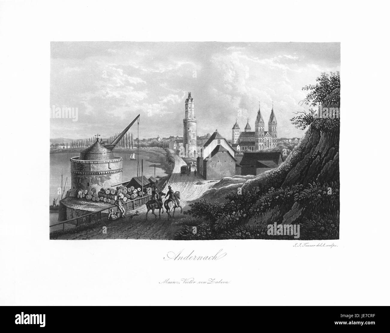 'Andenken an den Rhein' (Remembrance of the Rhine) is an 1840 painting ...