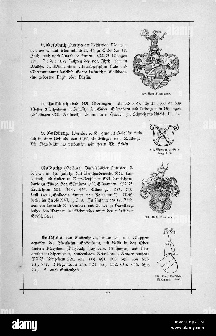 Alberti Wappenbuch H04 S 0235 is a page from a heraldic manuscript ...
