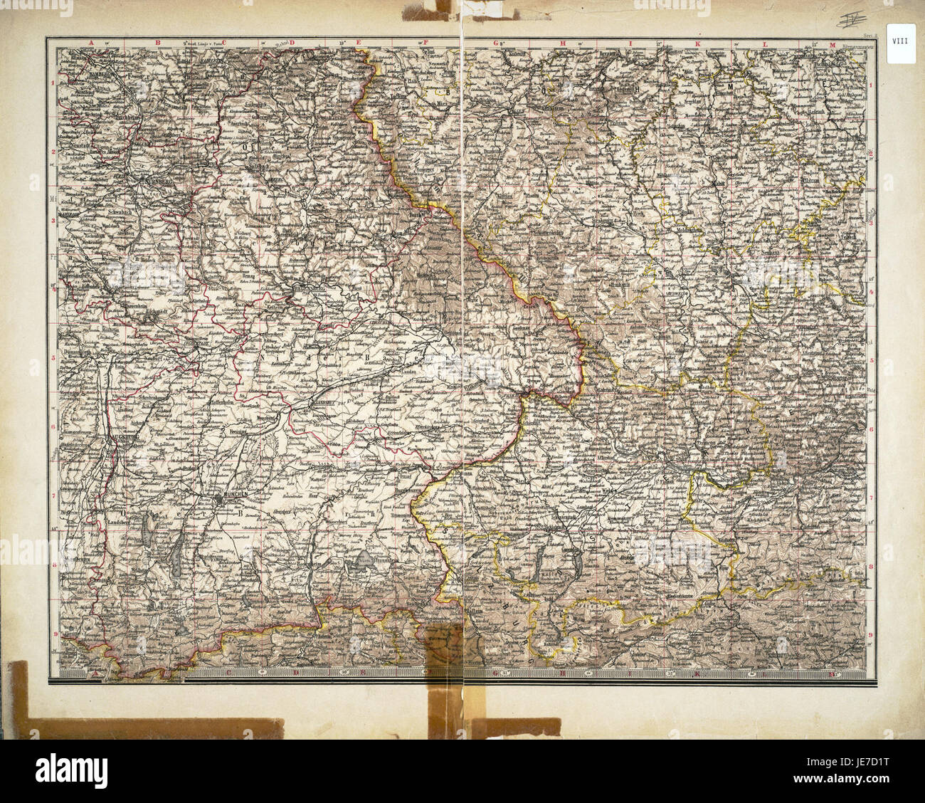 The 'Atlas des Deutschen Reichs' is a historical map collection from ...