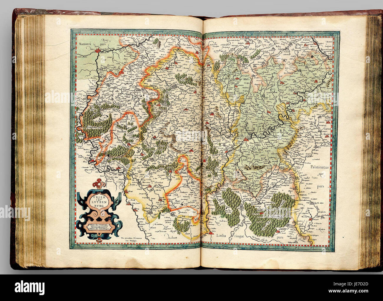 The 'Atlas Cosmographicae' by Gerardus Mercator, first published in 167 ...