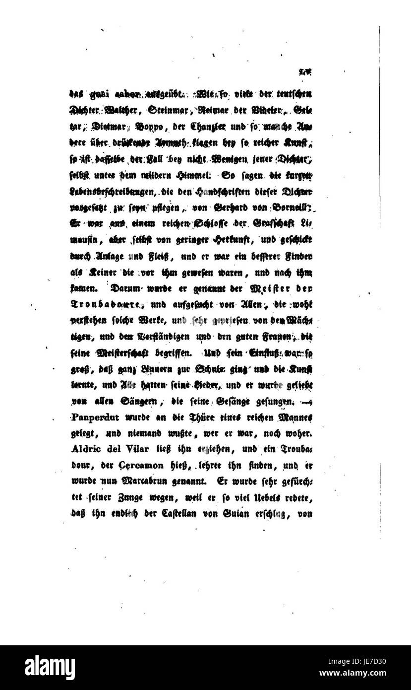 A reference to 'Altteutsche Volks-Meisterlieder,' a collection of old ...
