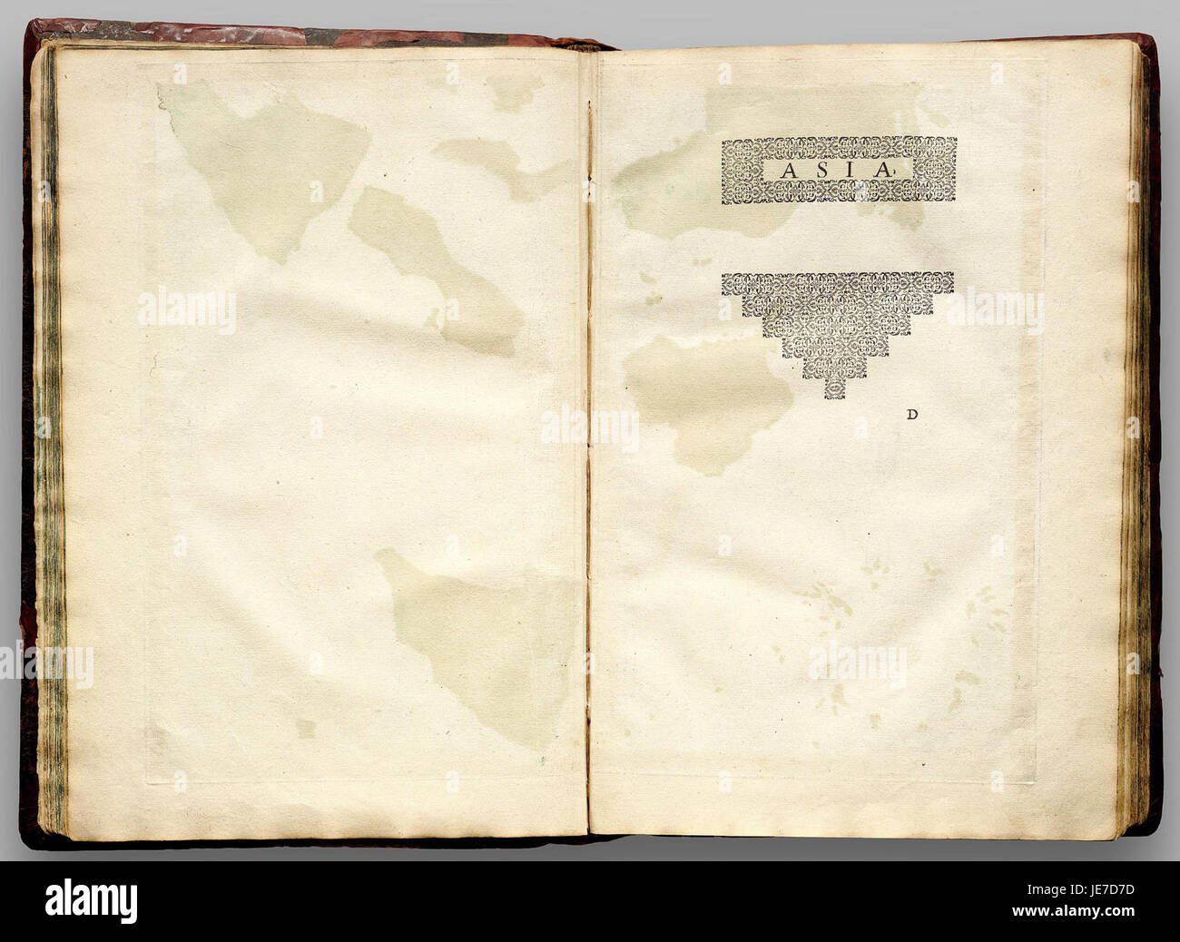 A map from 'Atlas Cosmographicae', created by Gerardus Mercator ...