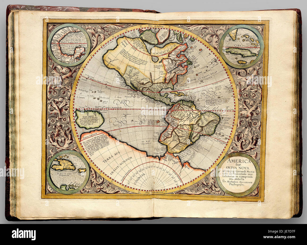 Gerardus mercator's map 1595 hi-res stock photography and images - Alamy