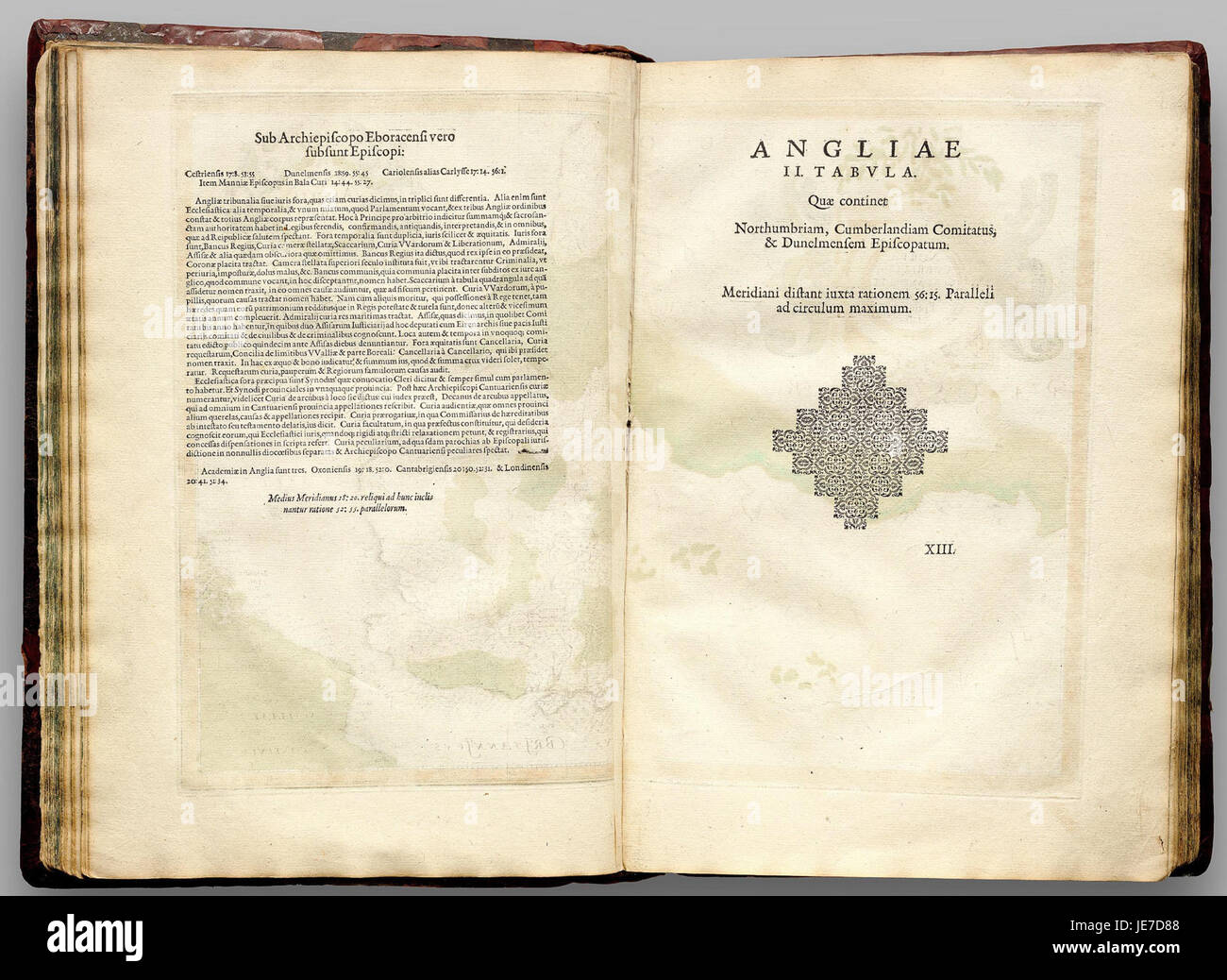 Another map from Gerard Mercator's Atlas Cosmographicae, illustrating ...