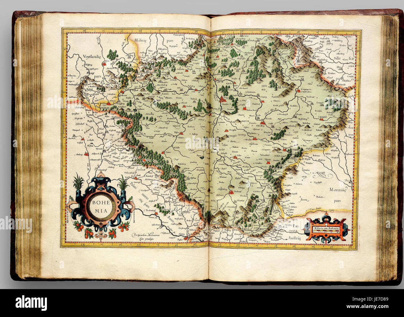 The Atlas Cosmographicae by Gerardus Mercator, published in 1595, is a ...
