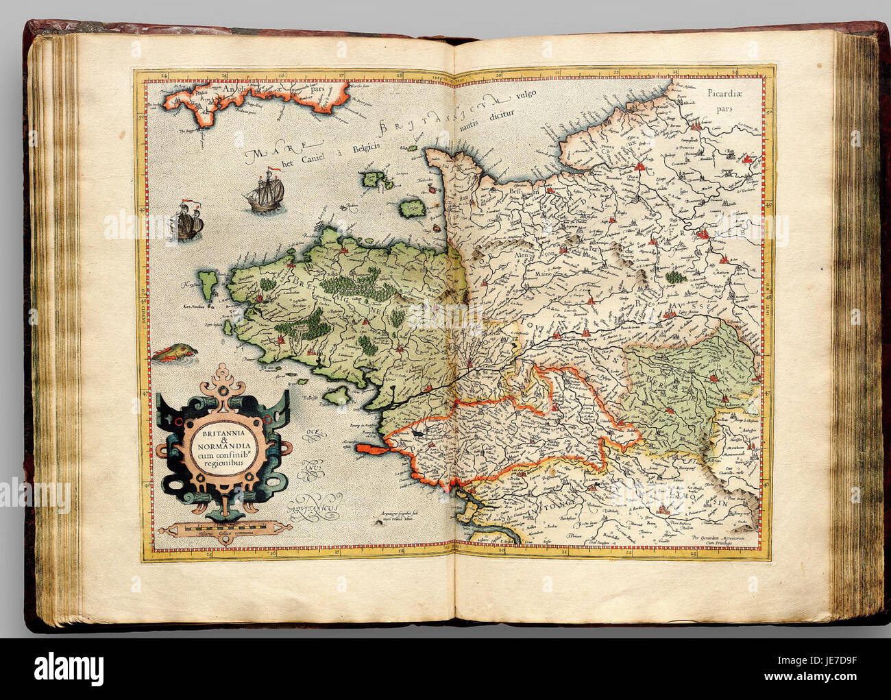 The 'Atlas Cosmographicae' by Gerardus Mercator is a significant work ...