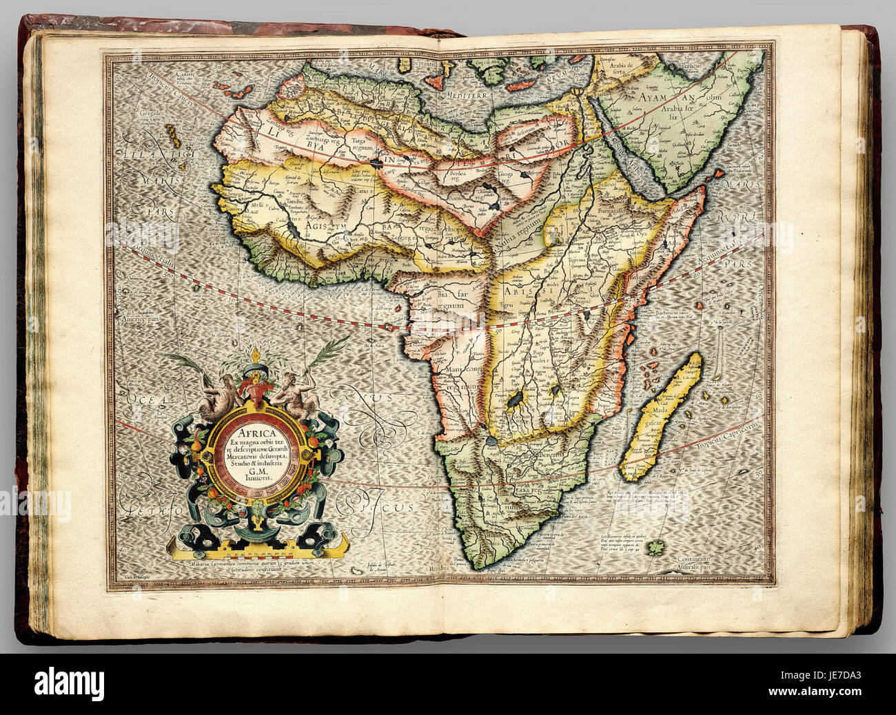 The 'Atlas Cosmographicae' by Gerardus Mercator, first published in the ...