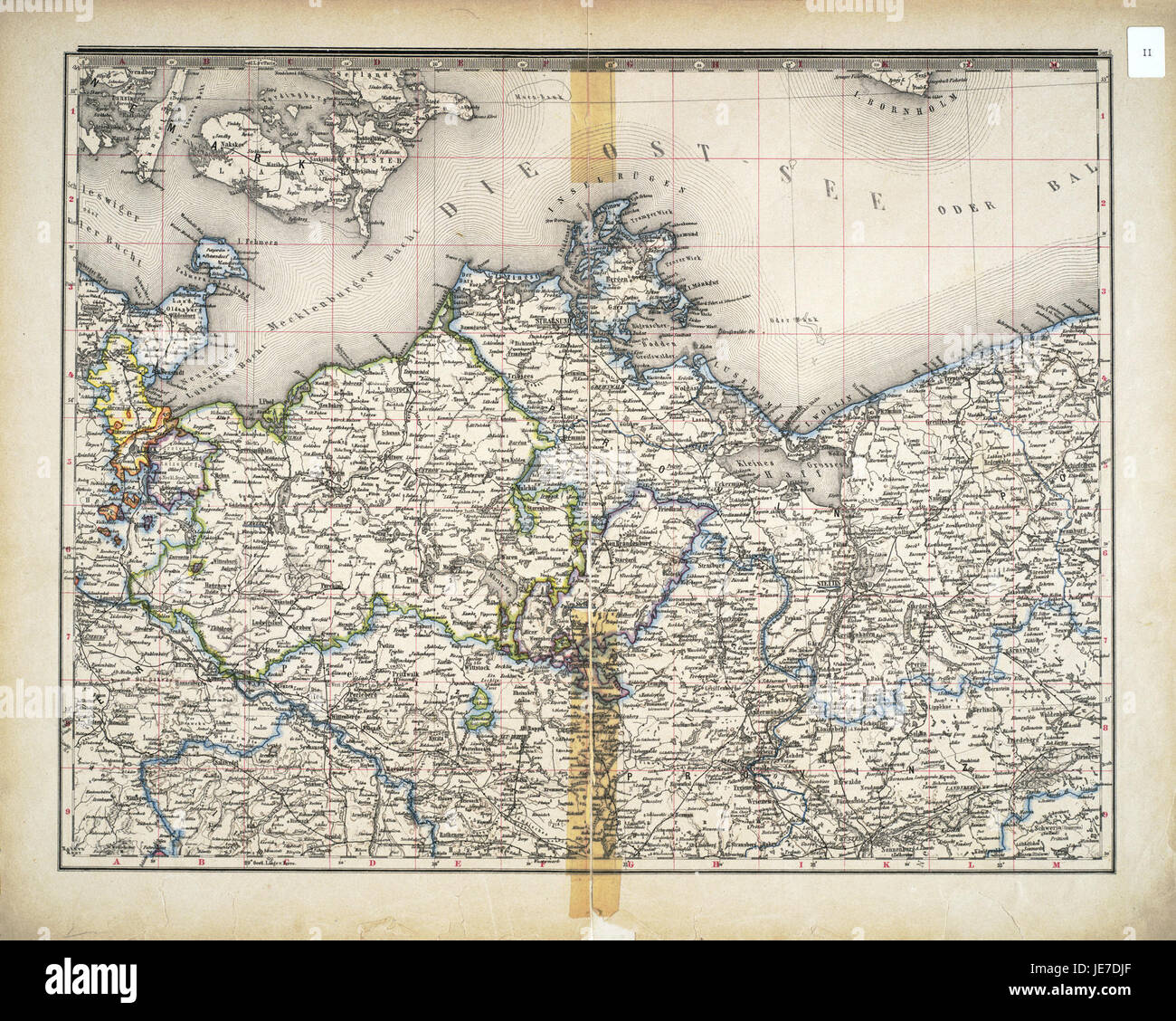 This map from the 1883 edition of the 'Atlas des Deutschen Reichs' by ...