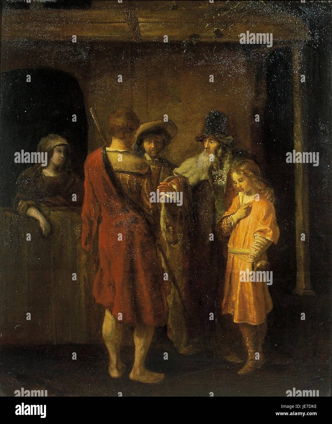 This painting, attributed to Abraham van Dijck, is an example of Dutch ...