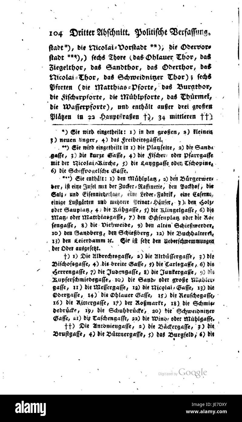 Schlesien map Black and White Stock Photos & Images - Alamy