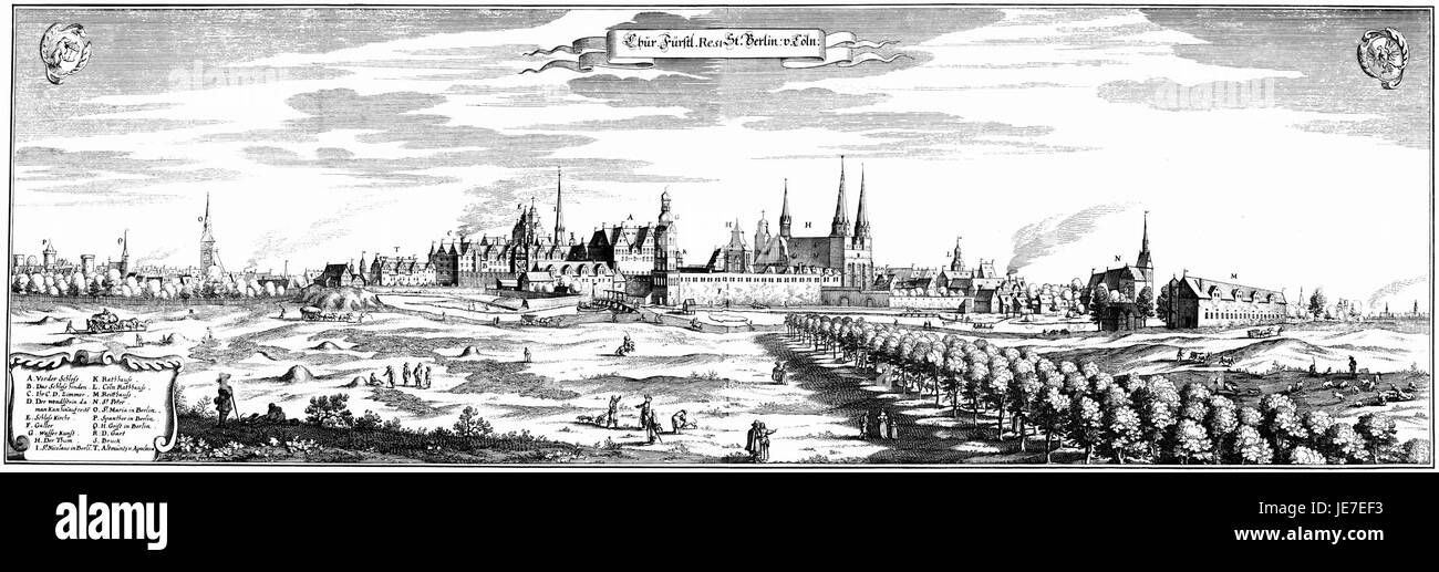 Old maps of berlin hi-res stock photography and images - Alamy