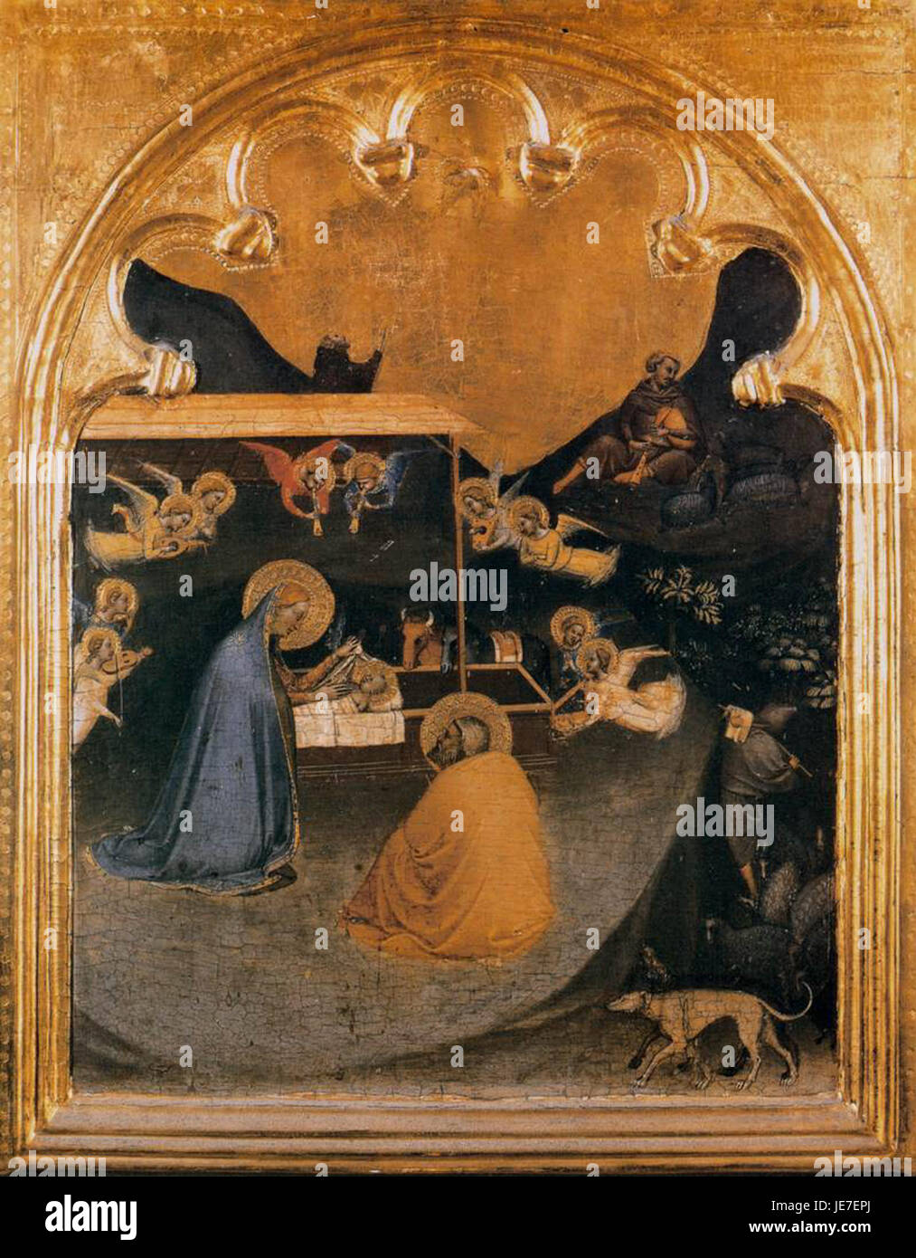 This is a detail from *Polittico di San Pancrazio*, an altarpiece by ...