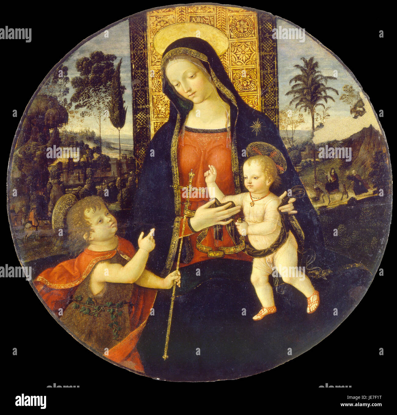 'The Virgin and Child with the Infant Saint John the Baptist' is a ...