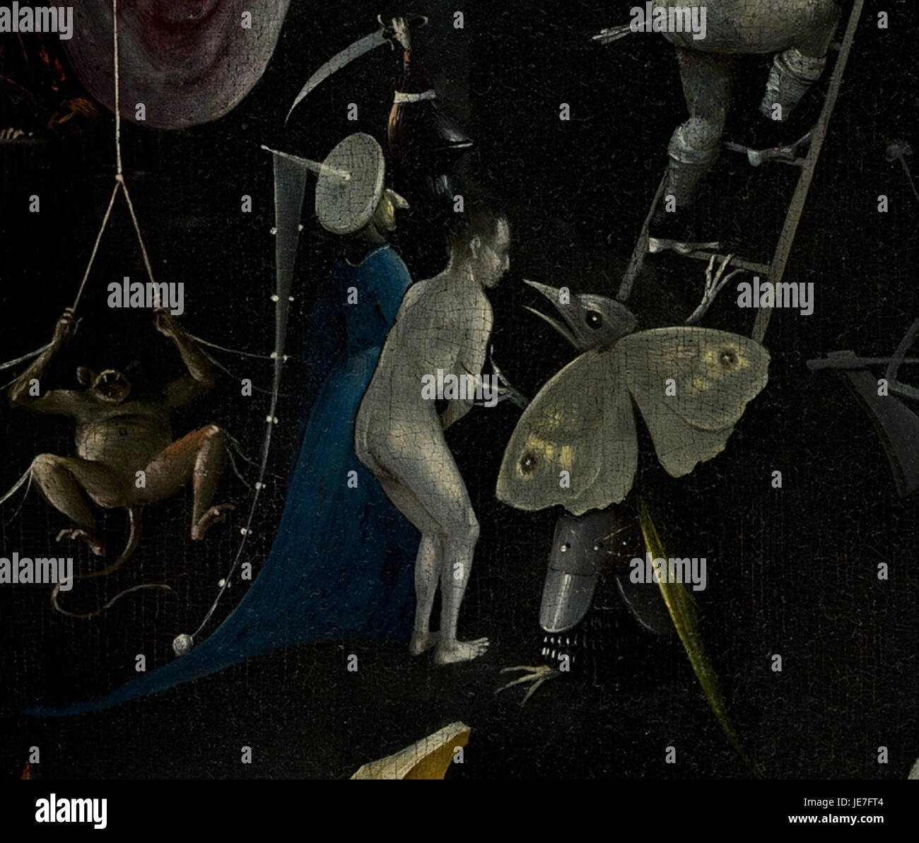 This detail from Hieronymus Bosch's famous triptych 'The Garden of ...