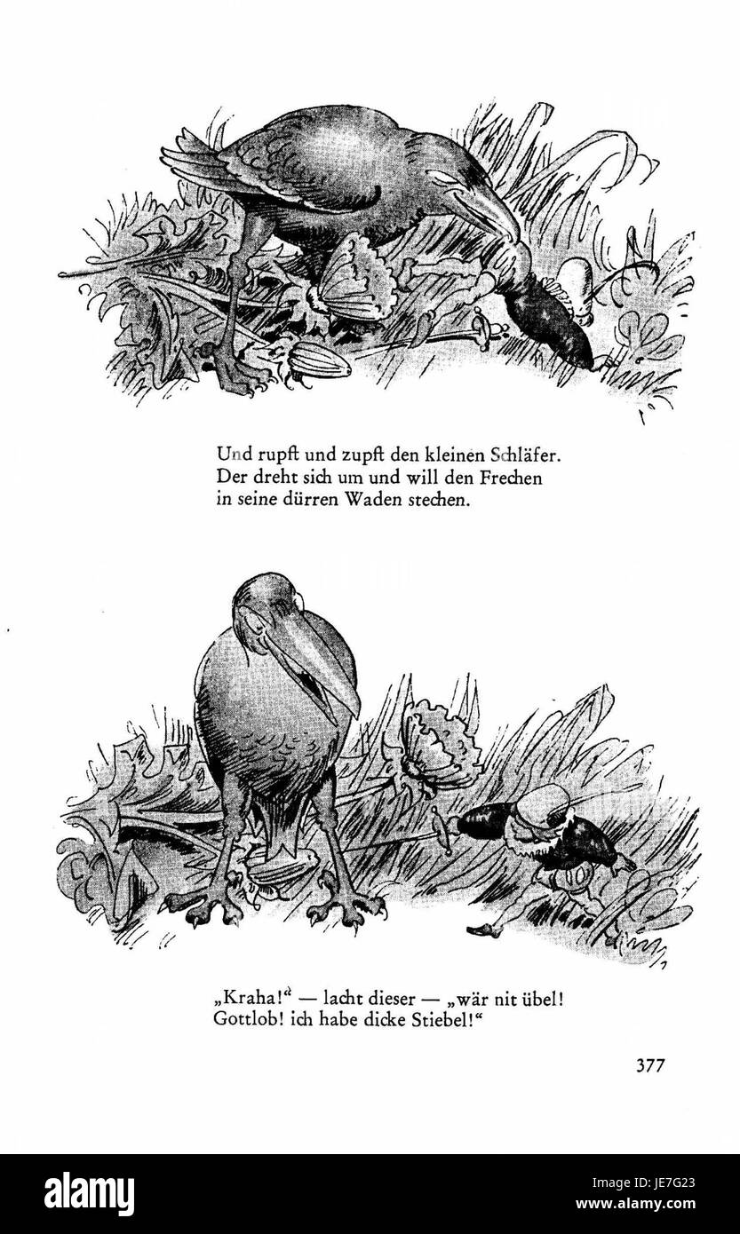 This page from the third volume of 'Busch Werke' by Wilhelm Busch ...