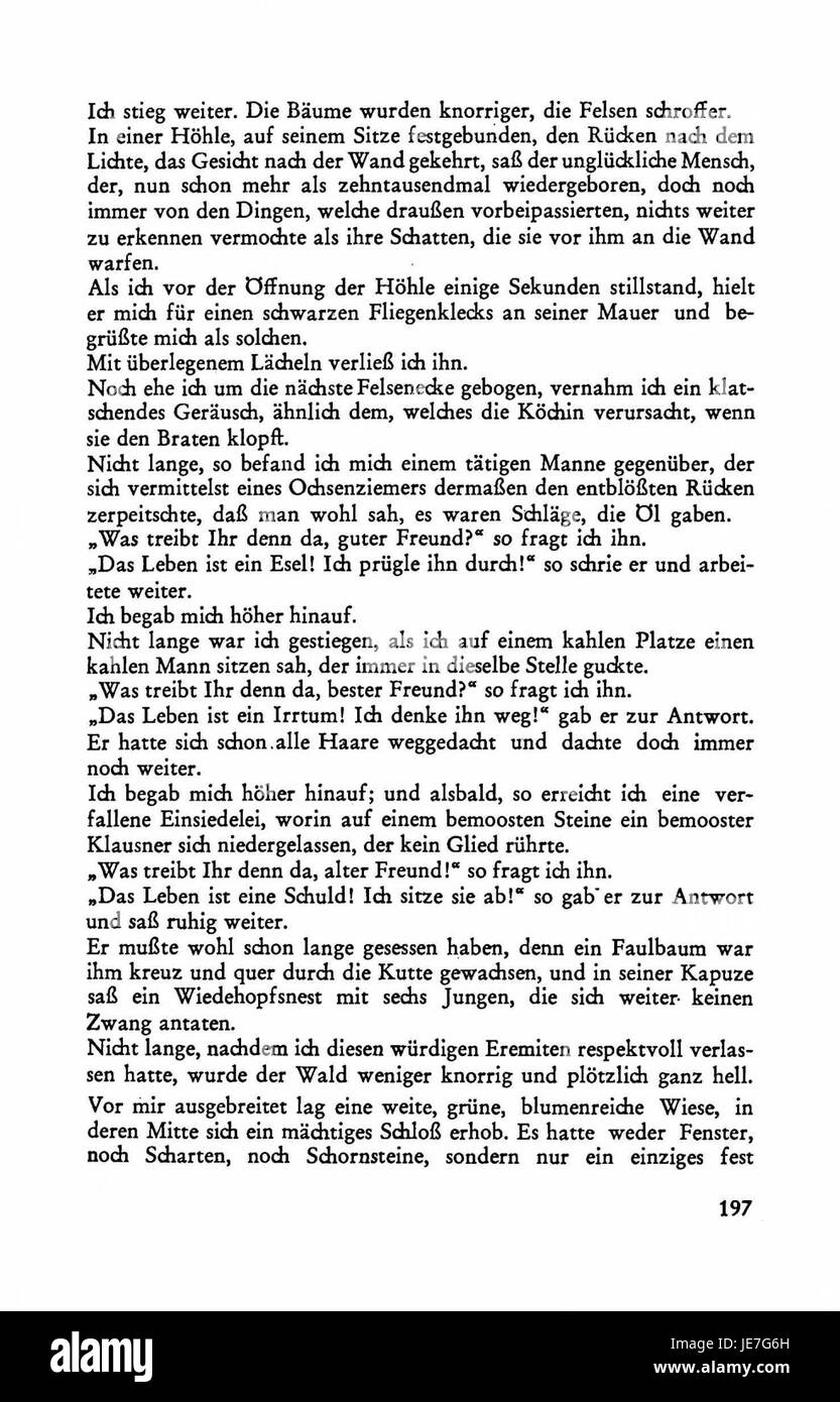 A page from the collected works of Wilhelm Busch, displaying his unique ...