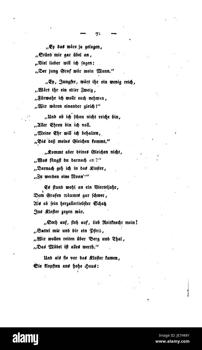 German poetic traditions hi-res stock photography and images - Alamy