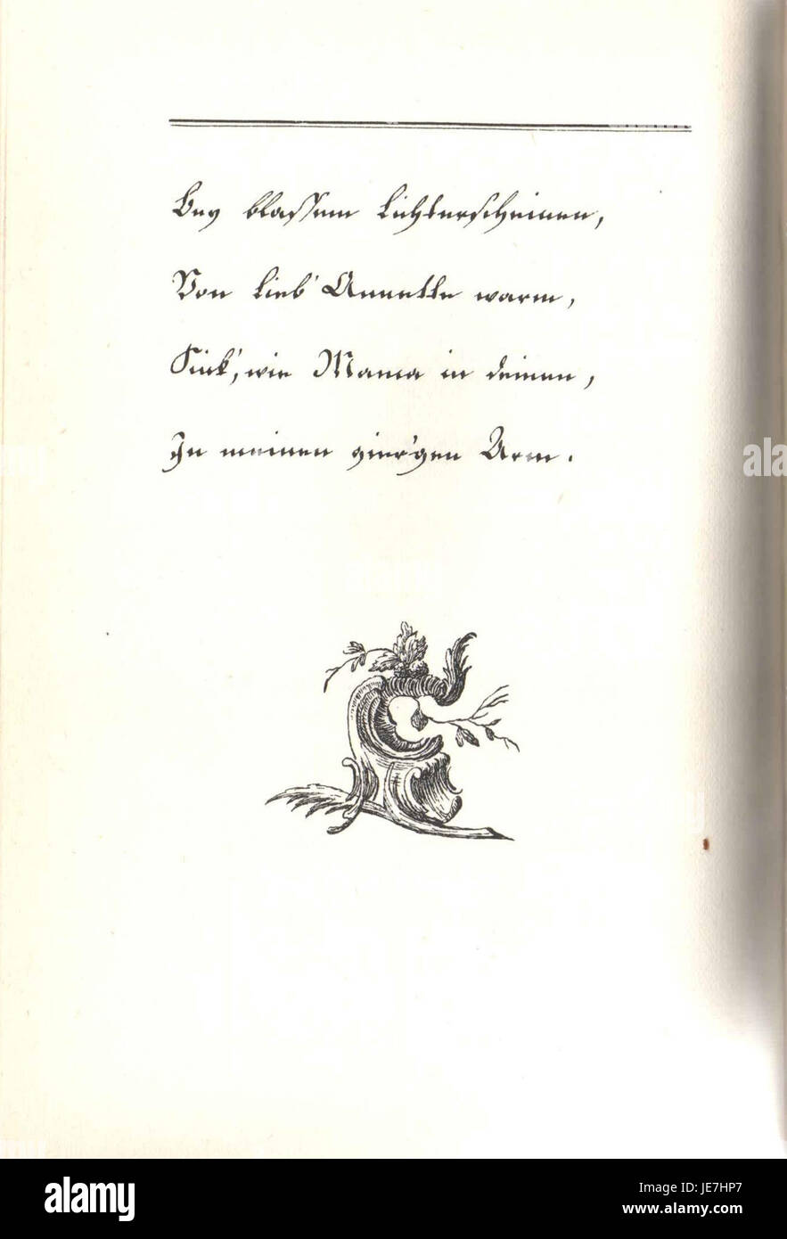 This manuscript, written by Johann Wolfgang von Goethe, contains his ...