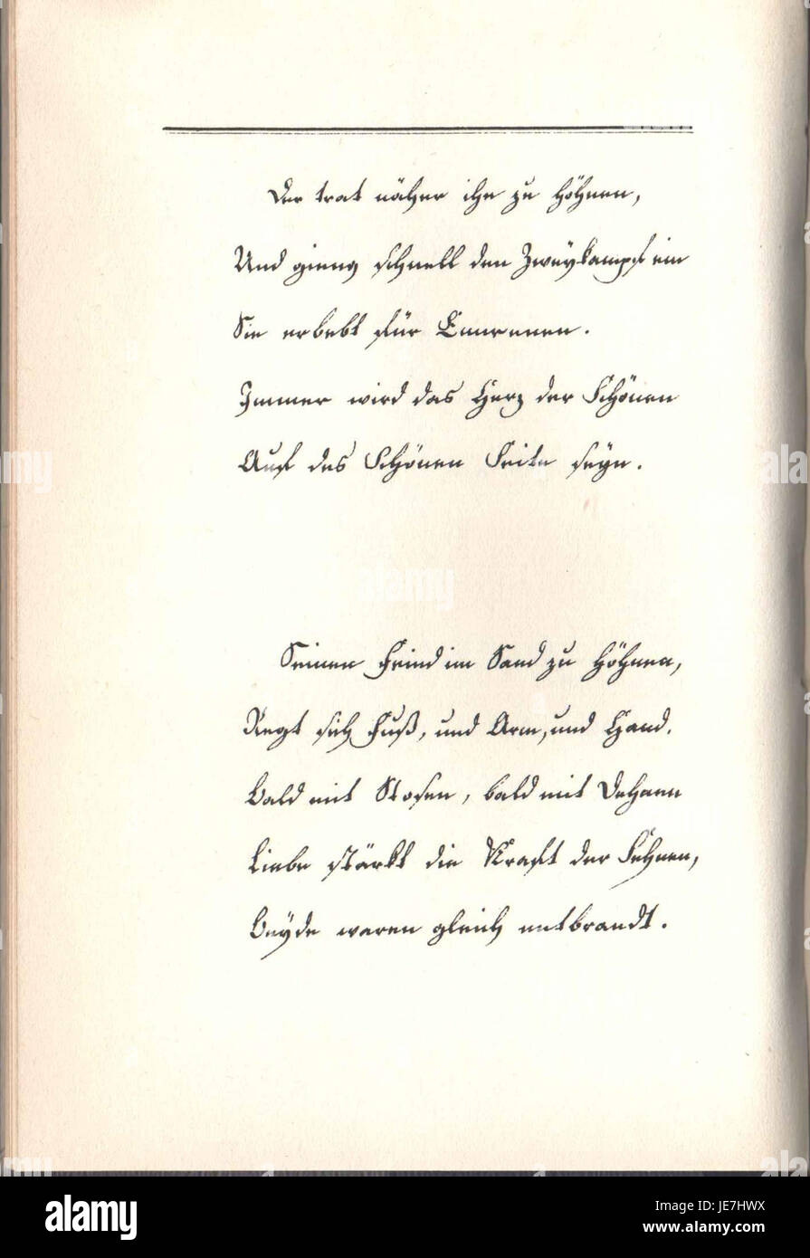 The manuscript of Annette, written by Johann Wolfgang von Goethe, is a ...