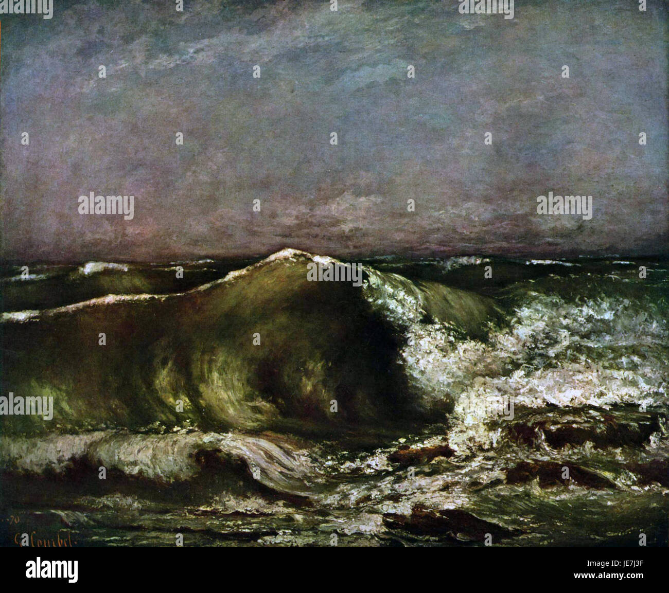 This painting by Gustave Courbet demonstrates the artist’s mastery of ...
