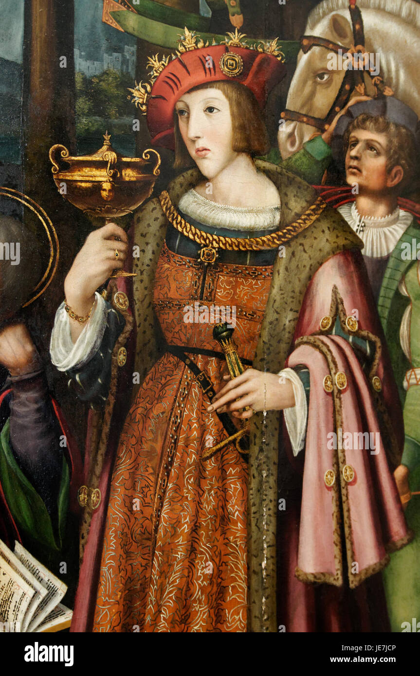 Charles V Cardisco Castel Nuovo Napoli Stock Photo - Alamy