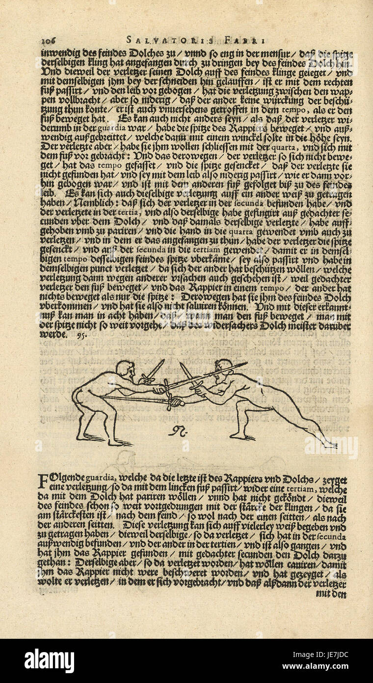 Historical fencing manual hi-res stock photography and images - Alamy