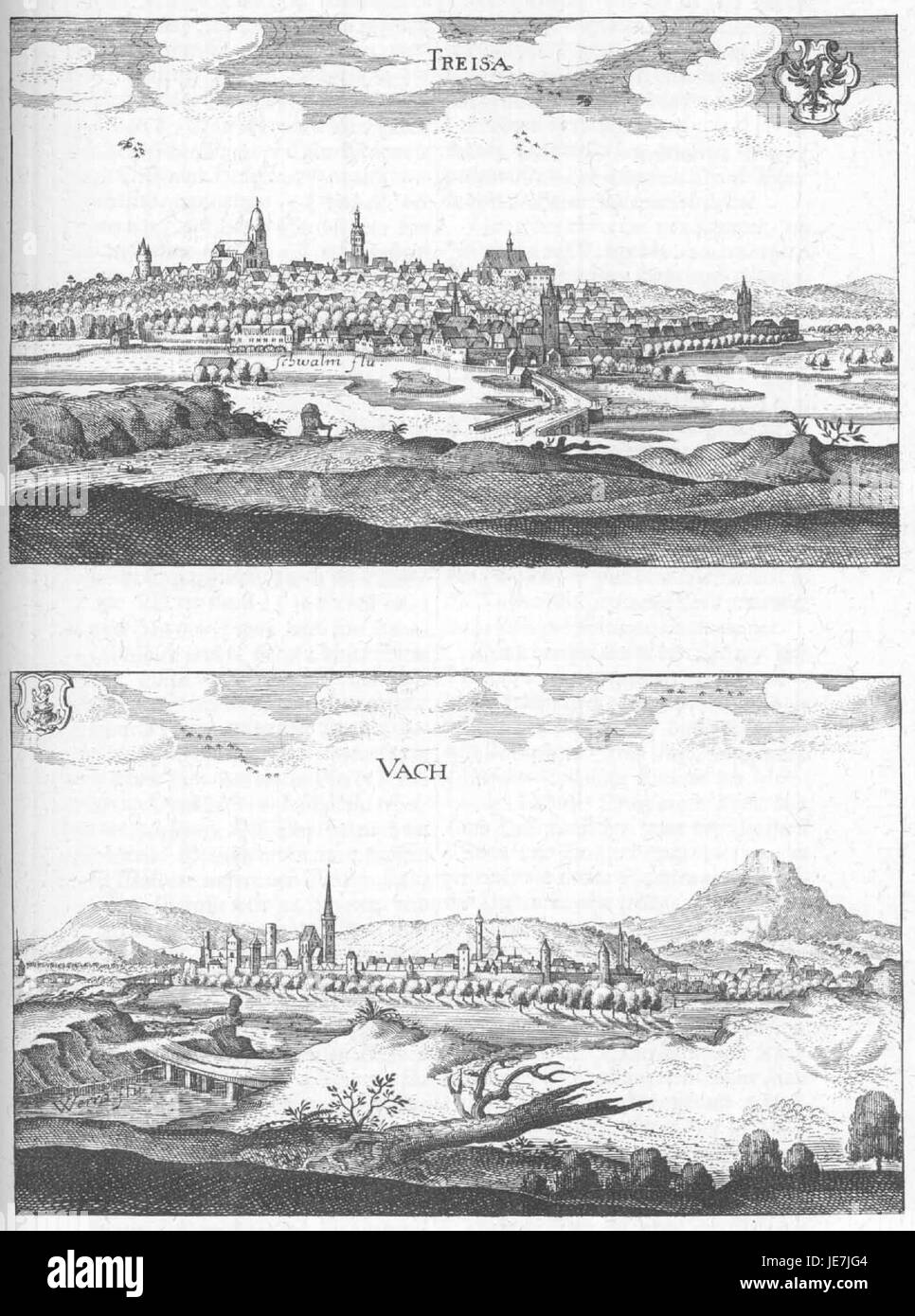 An illustration from 'De Merian Hassiae', a historical work focusing on ...