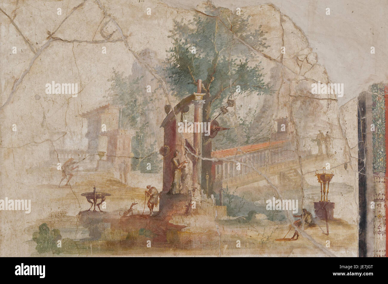 The Alexandrian landscape depicted in the artwork captures the essence ...