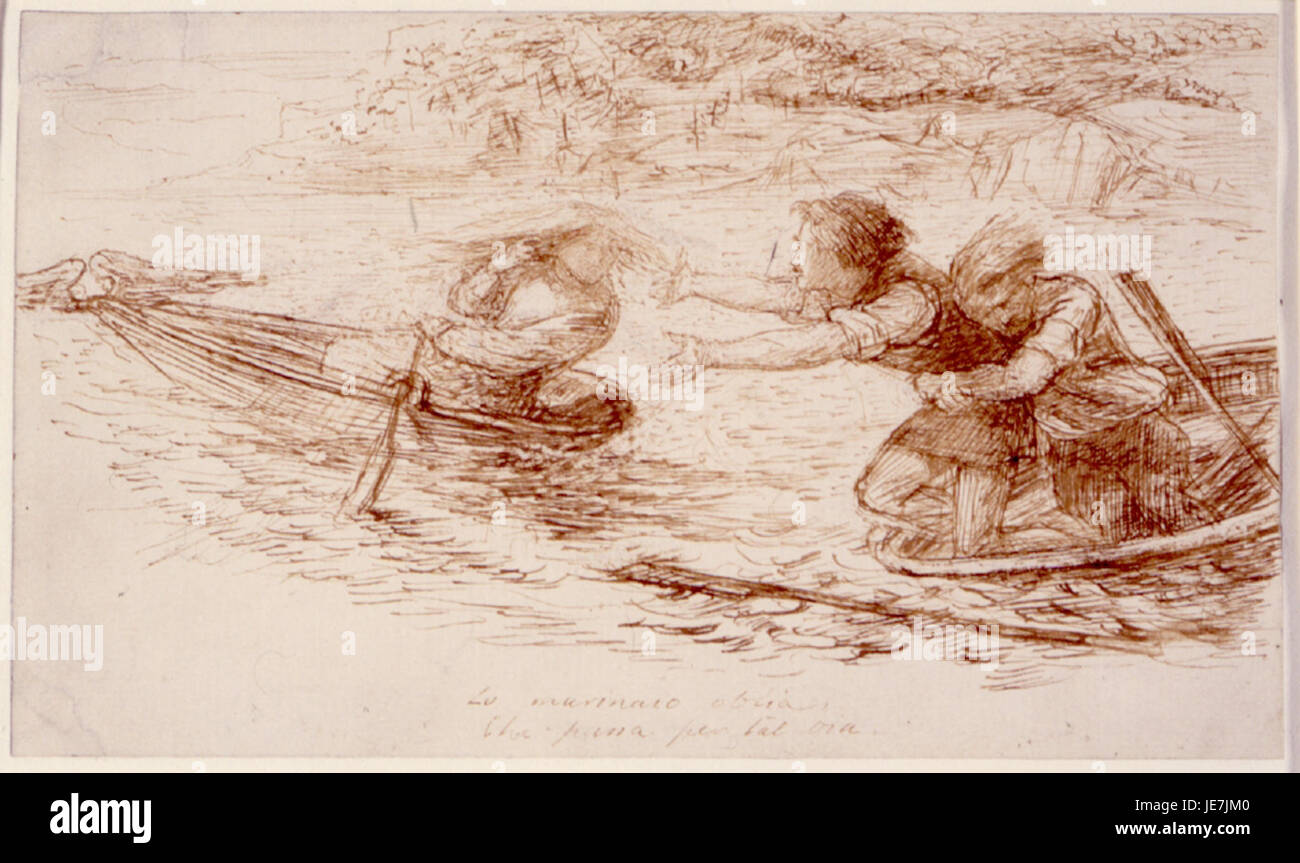 Dante Gabriel Rossetti’s 'Boatmen and Siren' depicts a mythological ...