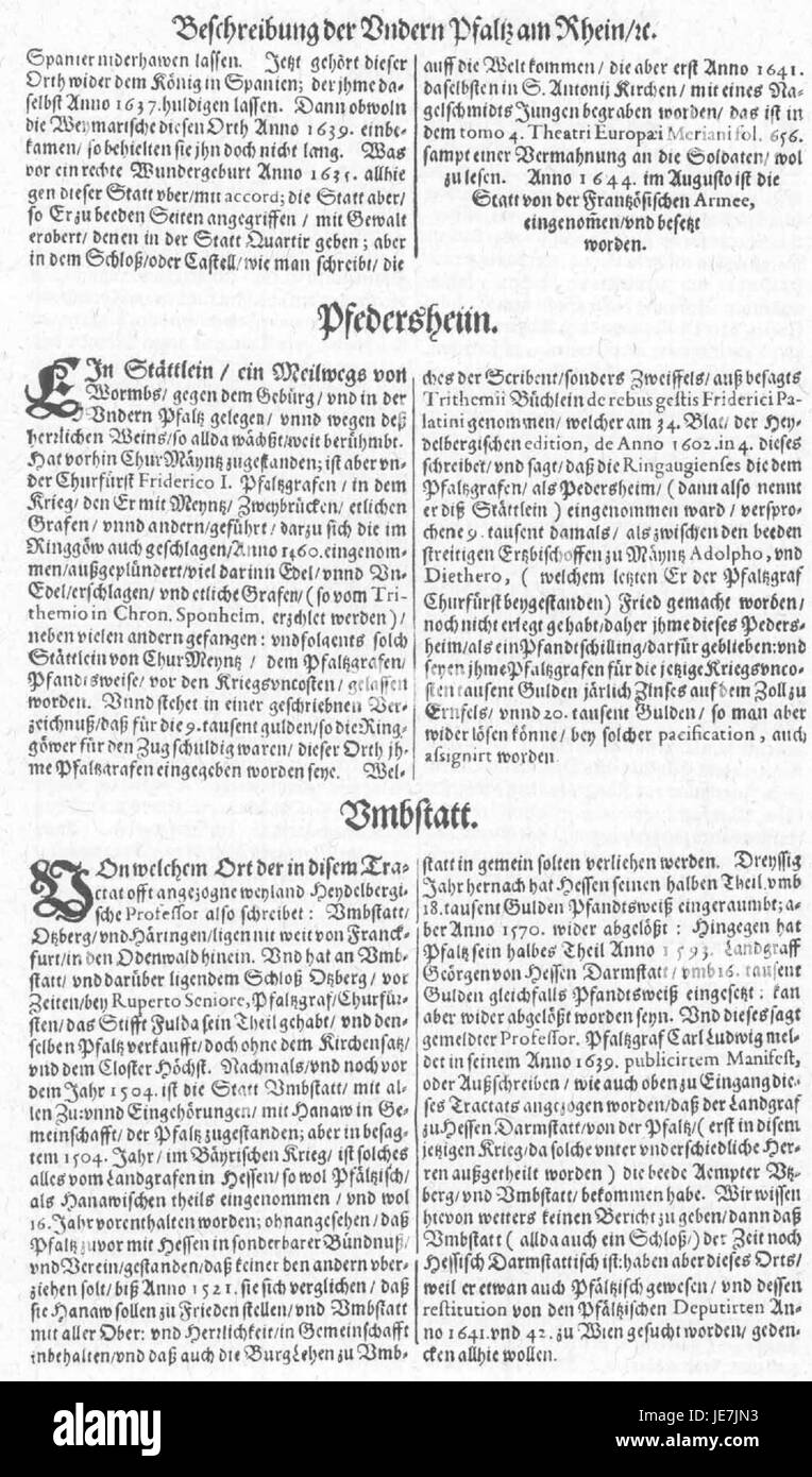 This image shows a historical map from the 'De Merian Hassiae,' created ...