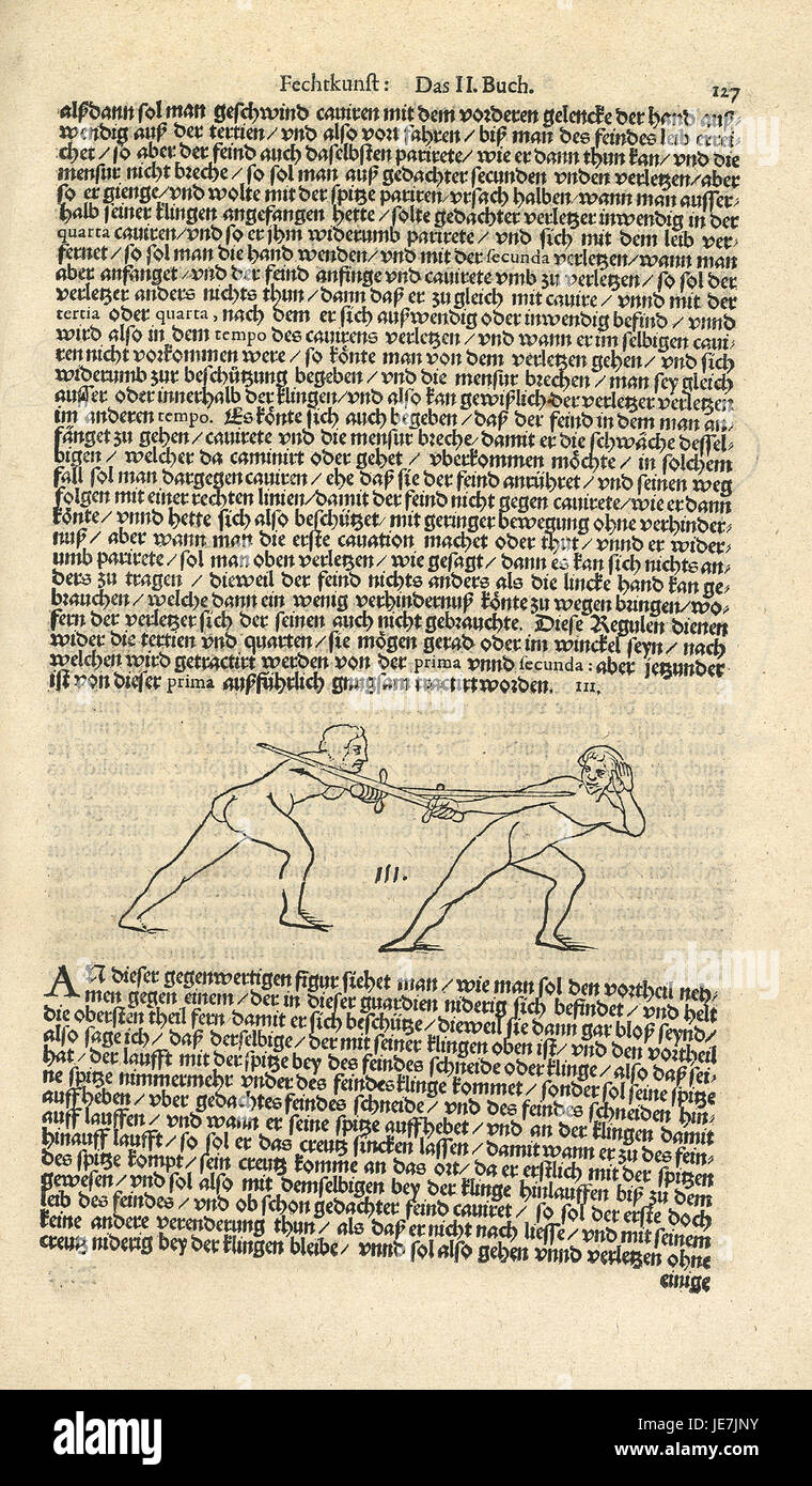 The manuscript titled 'De Fechten' by Fabri focuses on the techniques ...