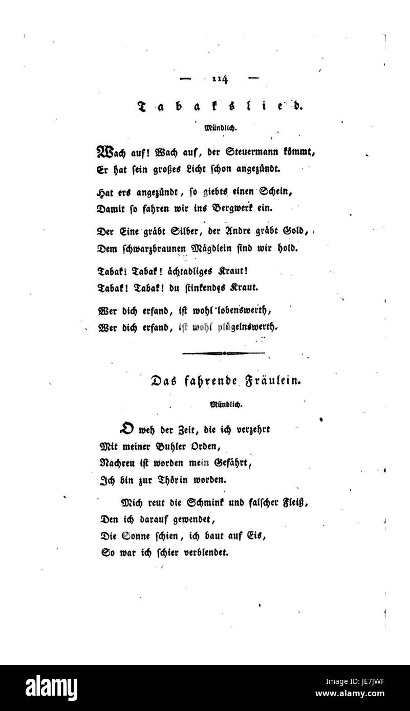 Traditional german poems hi-res stock photography and images - Alamy