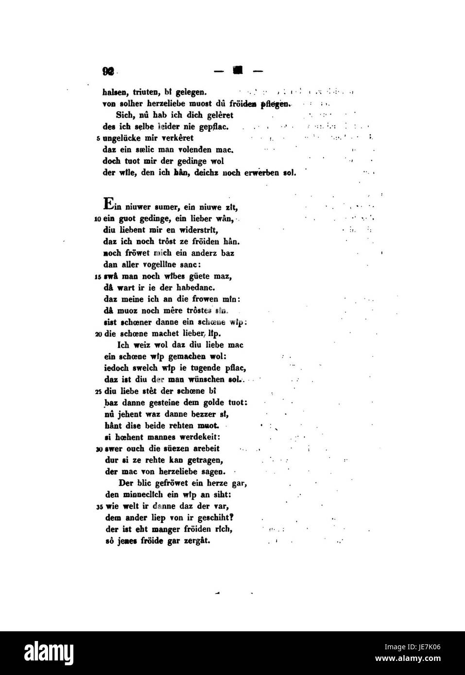 Walther von der vogelweide poems hi-res stock photography and images ...