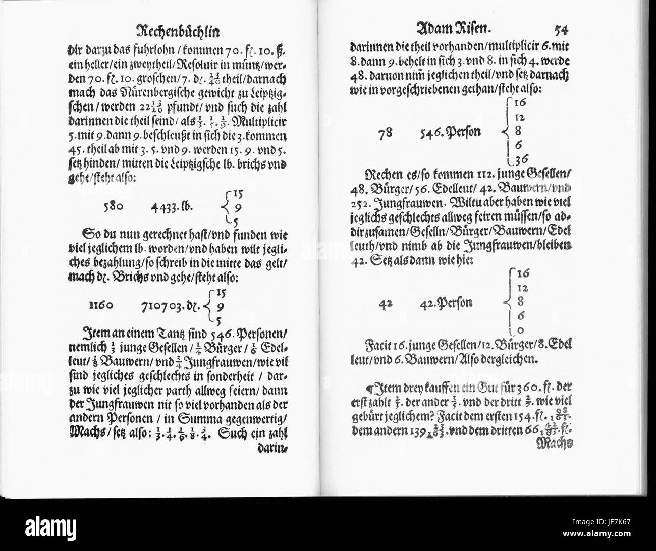 'De Adam Risen Rechbuch' is an old ledger or accounting book from the ...