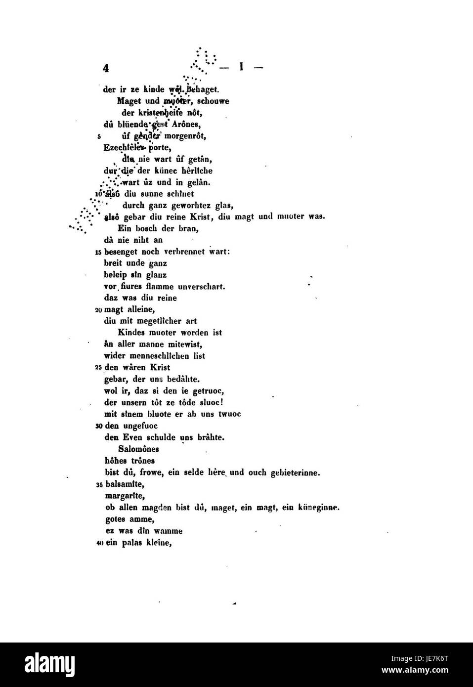 German medieval poetry Black and White Stock Photos & Images - Alamy