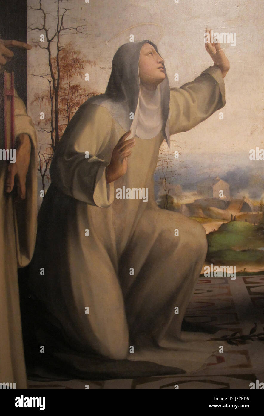 This artwork by Beccafumi, titled 'Stigmata of Catherine of Siena ...