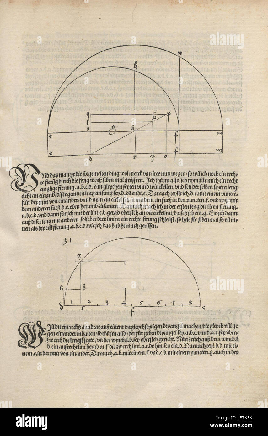 This image is a page from Albrecht Dürer’s 'Underweysung der Messung ...