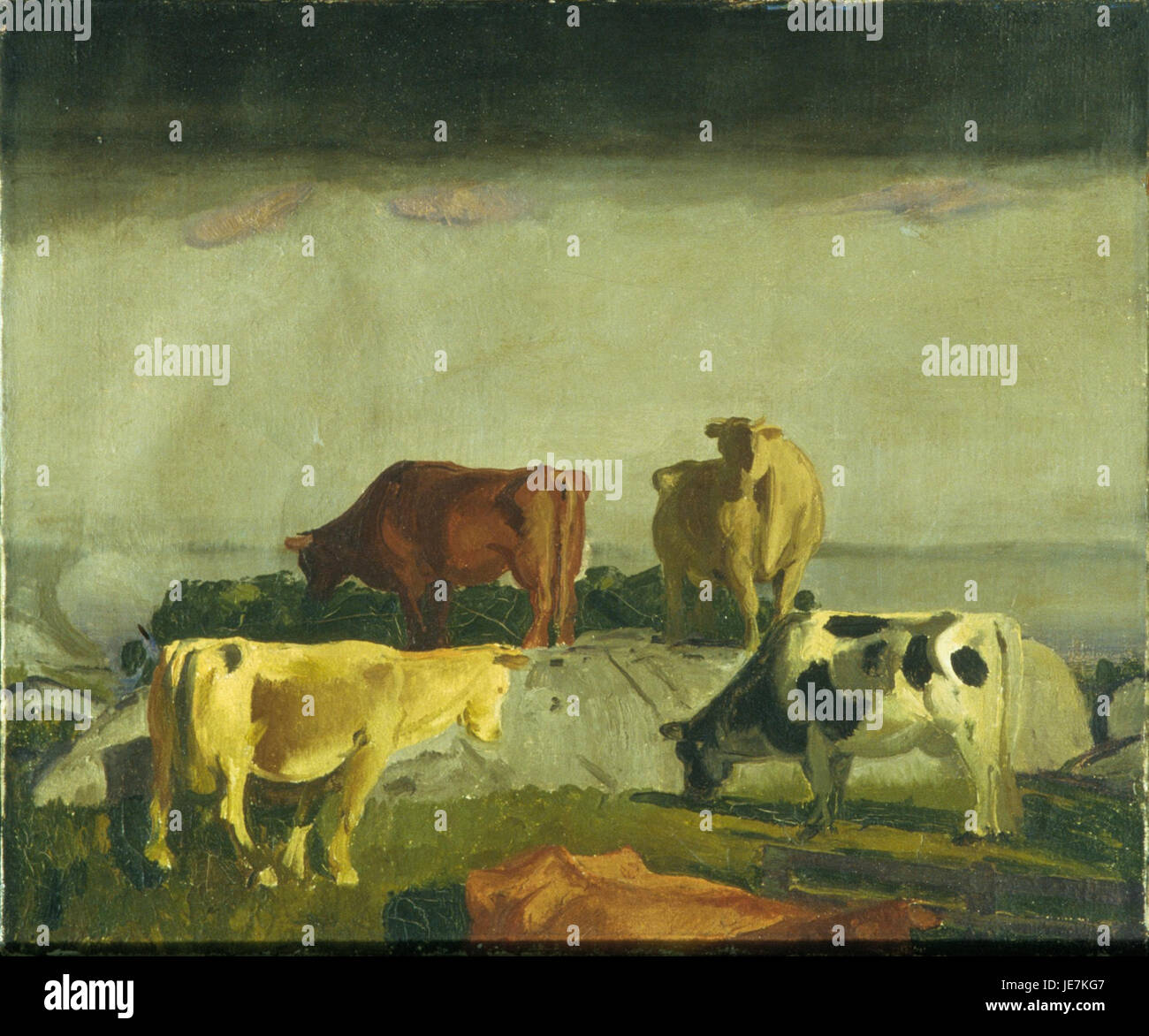 Five Cows is a 1919 painting by American artist George Bellows. The ...