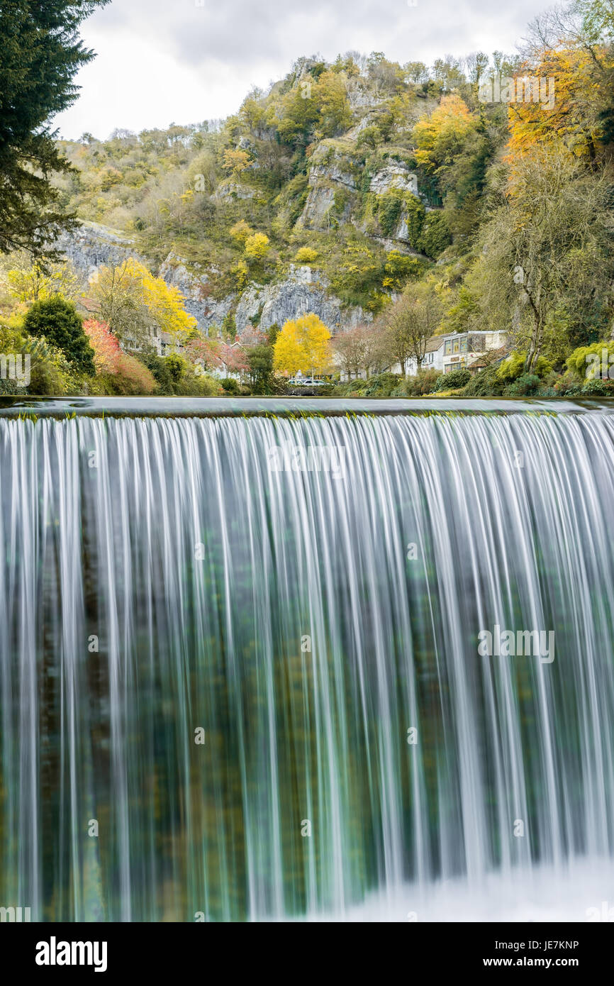 Cheddar Gorge Waterfalls Stock Photo - Alamy