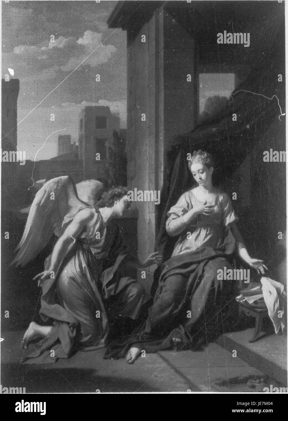 A portrait painting by Adriaen van der Werff, a Dutch artist from the ...