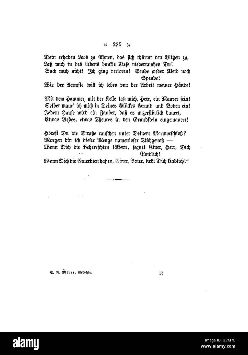 Conrad Ferdinand Meyer's 'Gedichte,' a collection of poems, contains ...