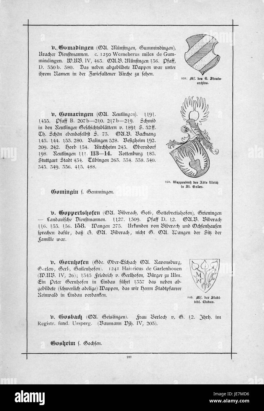 The Alberti Wappenbuch, a heraldic book, contains detailed depictions ...