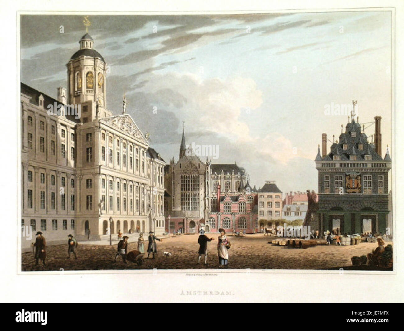 This image shows a painting by Amsterdam artist Bowyer from 1814 ...