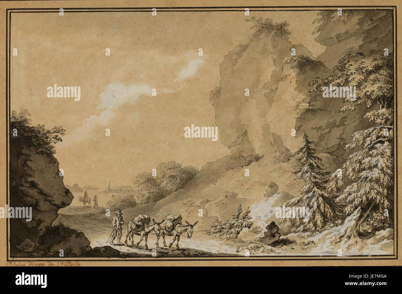 Adrian Zingg's work 'Schweizer Landschaftsimpressionen' features the ...