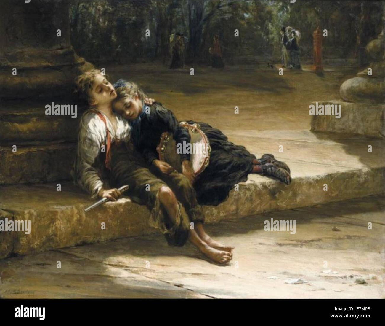 A portrait of Augustus Edwin Mulready, an English artist known for his ...