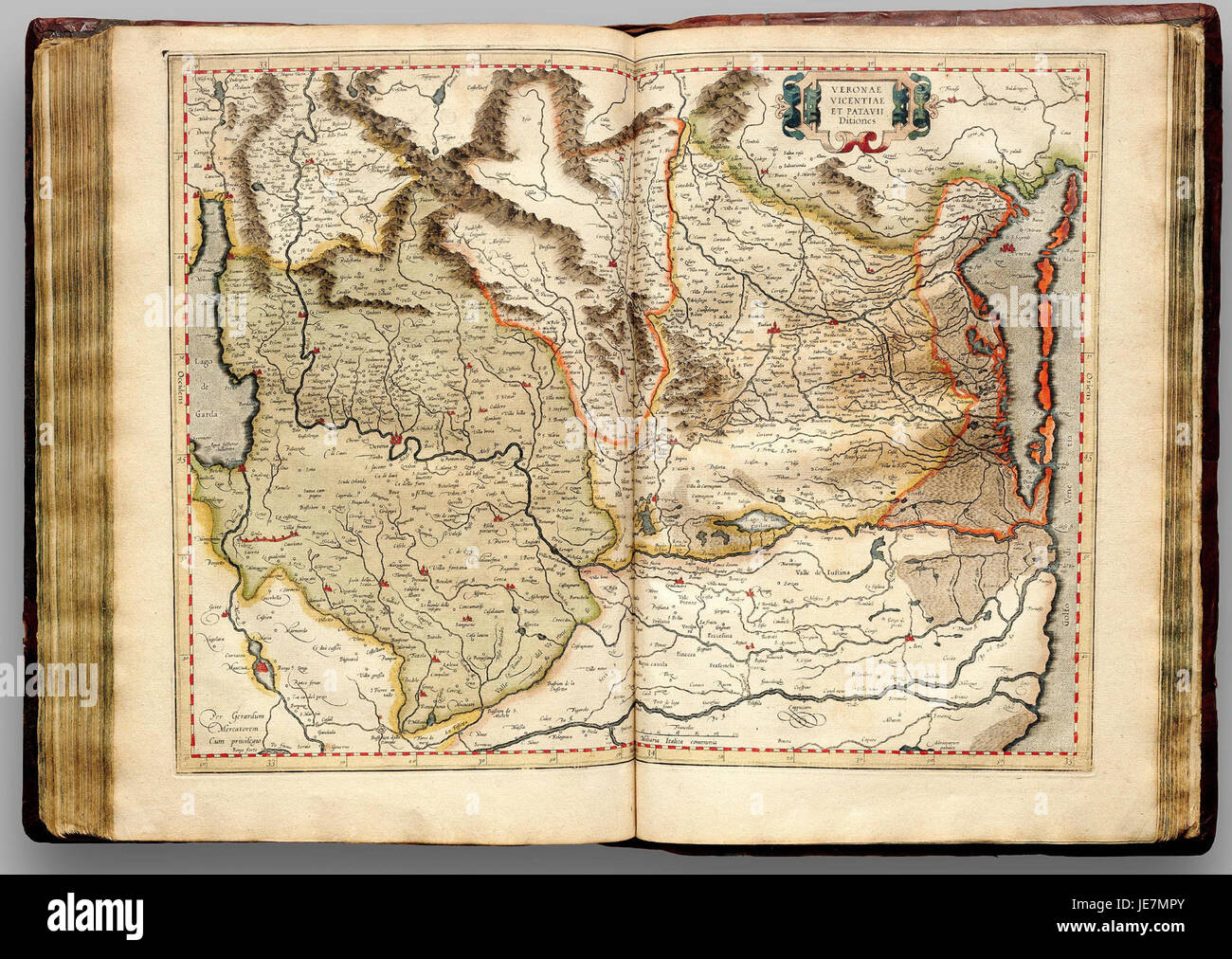 *Atlas Cosmographicae* by Gerardus Mercator is a 16th-century world ...