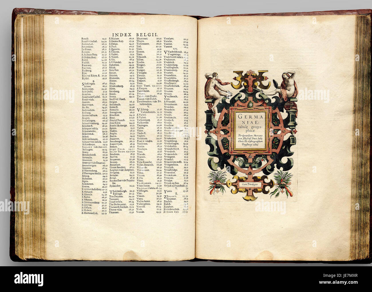 The 'Atlas Cosmographicae' by Gerardus Mercator, first published in 170 ...