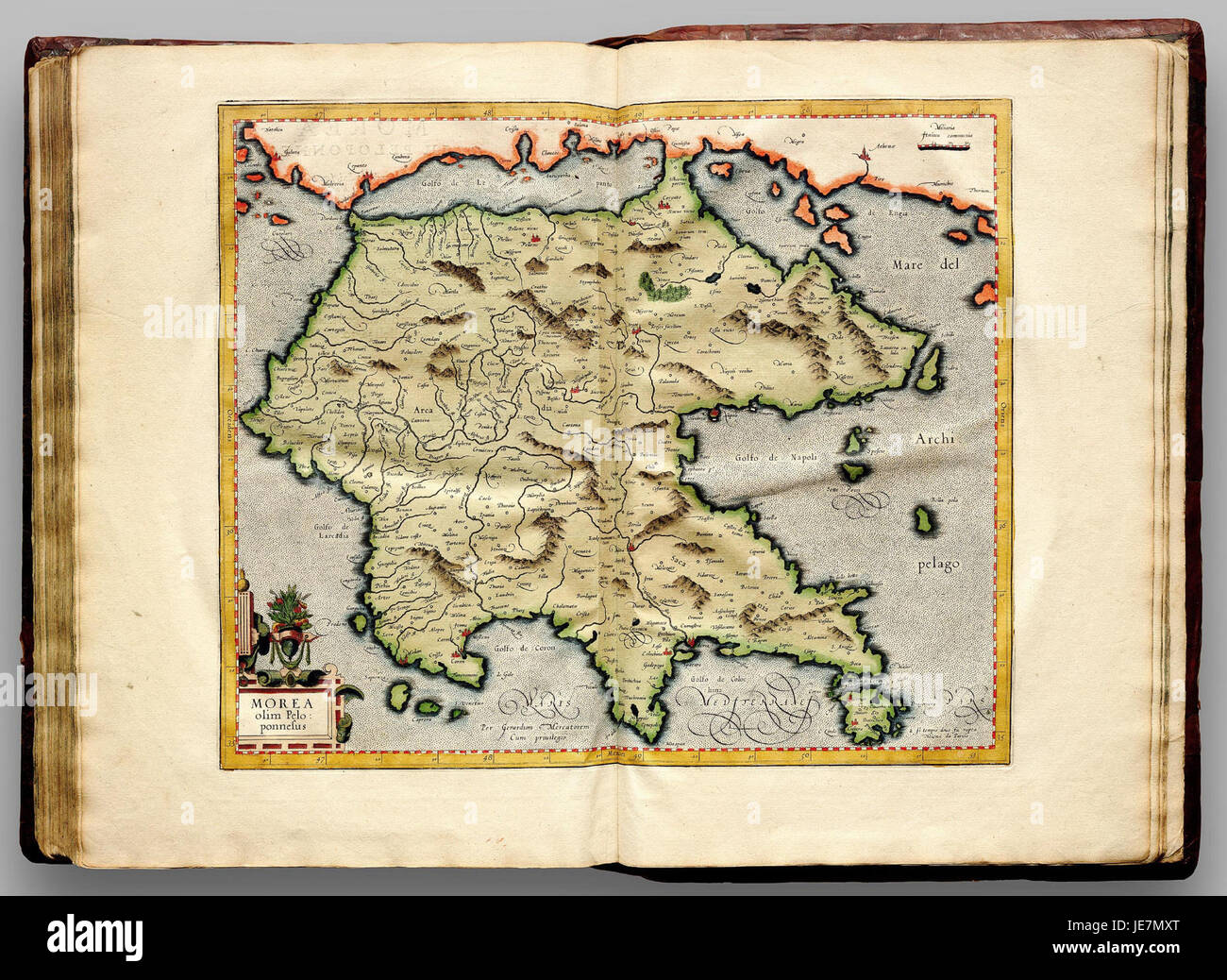 Atlas Cosmographicae, a work by Gerardus Mercator, features map 273 ...