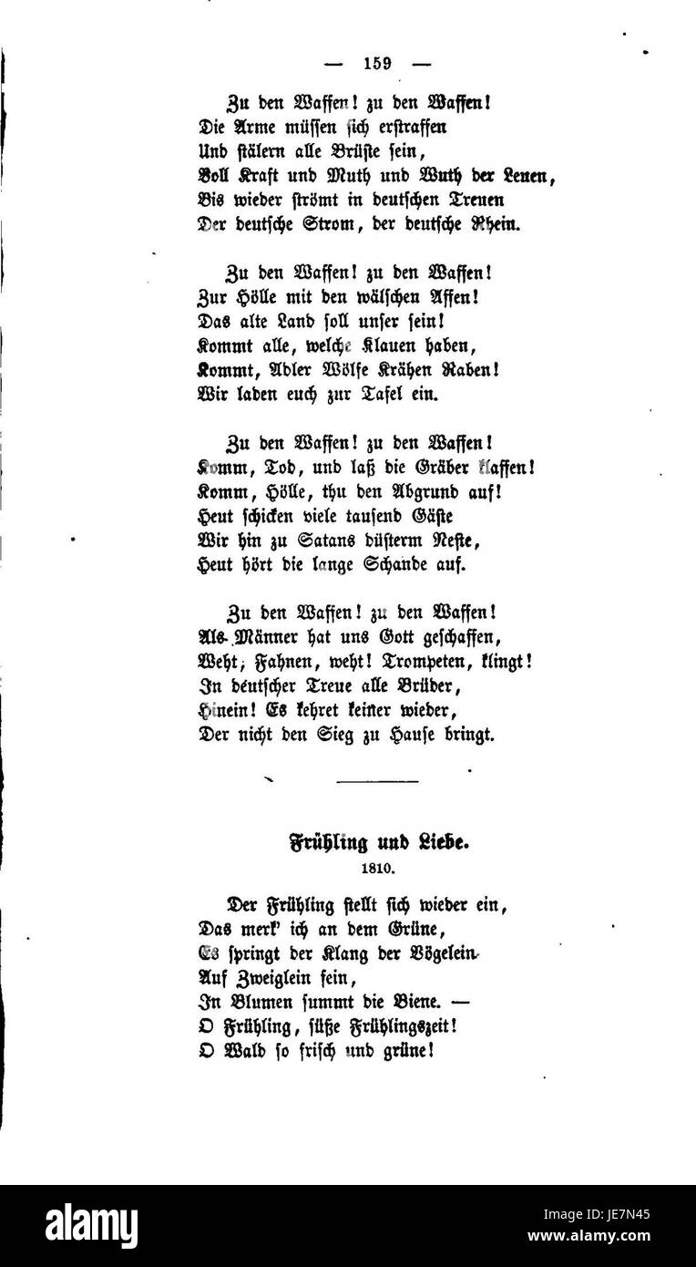 A poem collection titled Gedichte (Poems) by Arndt, published in 1860 ...